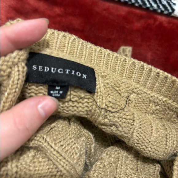 Sweaters | Women Cable Knit Sweater Tan | Poshmark